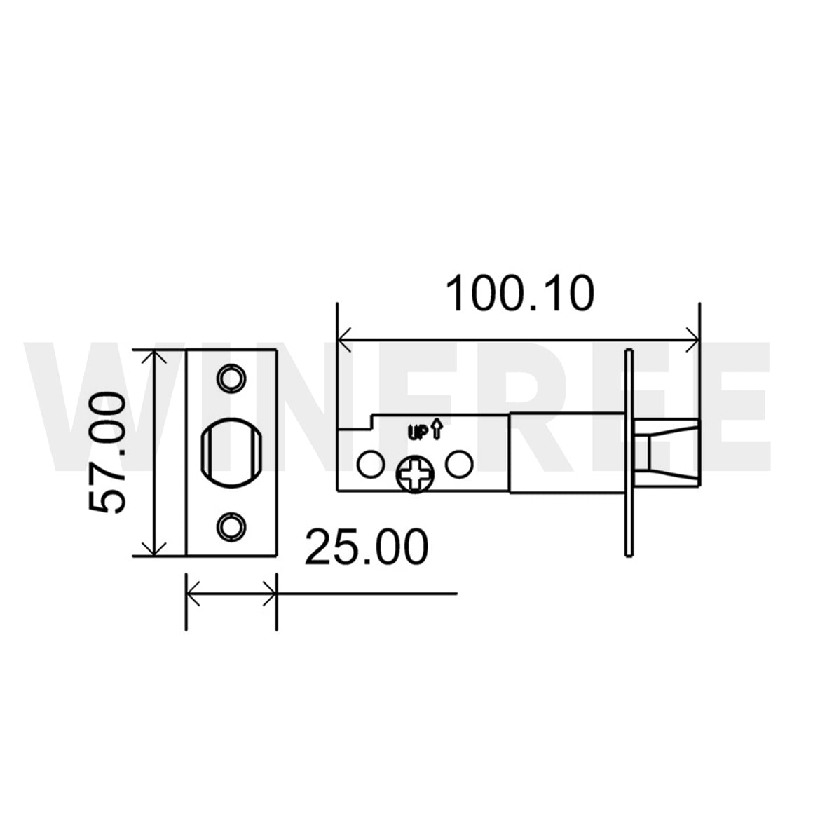 TTLock Bluetooth Smart Zinc Alloy Material American Standard Door Hole ...