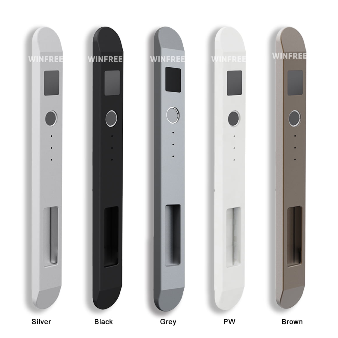 WINFREE Sliding Door Handle Aluminum Dummy Lock for Wooden Door ...