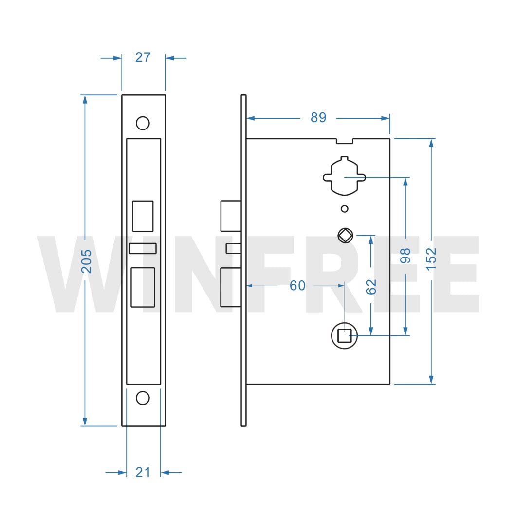 TTLock Bluetooth Card and Passcode Access Apartment Smart Door Lock ...